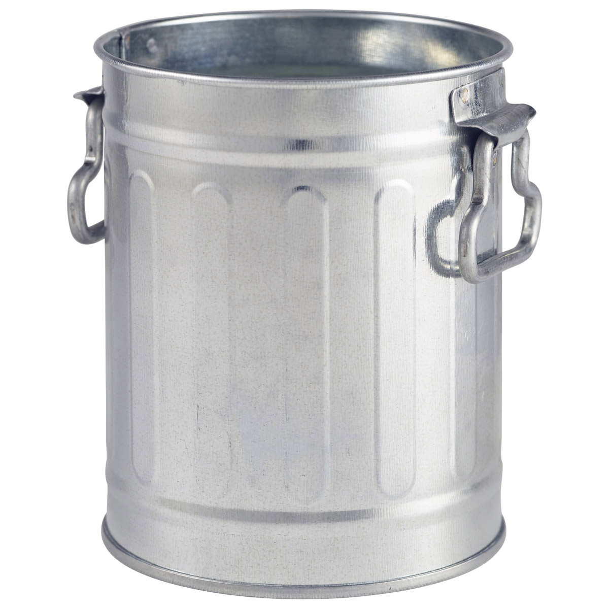 GBIN9 Miniature Galvanised Bin 8.5x11.2cm - Brenchleys