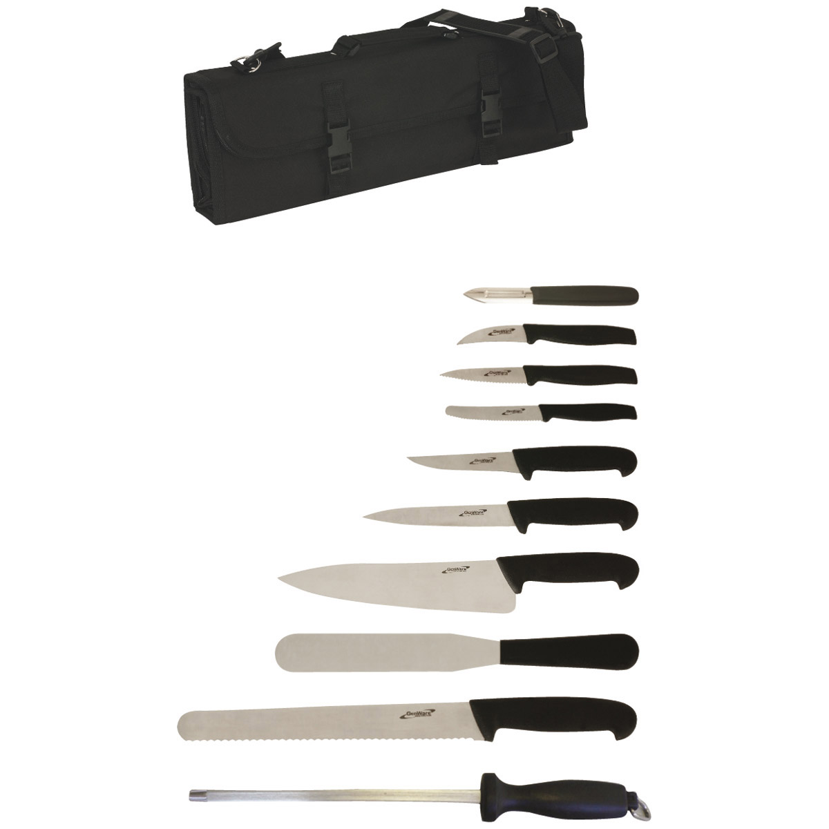 KNIFESET10 10 Piece Knife Set + Knife Case - Brenchleys